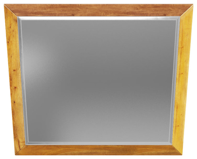 Flynn Mid Century Modern Mirror, Acorn - Midcentury - Wall Mirrors - by ...