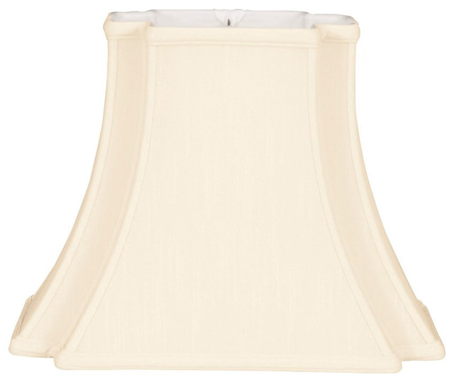 Rectangle Bell Inverted Corner Designer Lampshade, Beige, (9x7)x(16x10 ...