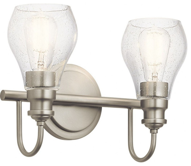 2 Light Vanity Light Approved for Damp Locations - Transitional ...