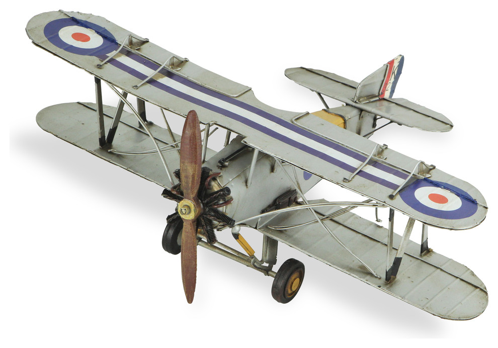 Model British Biplane - Farmhouse - Decorative Objects And Figurines ...