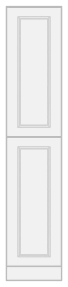 Pantry 2Door 18w x 90h 12d Raised Panel - Transitional - Kitchen ...