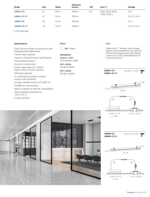 Boulevard 48" Linear Recessed LED Light - Modern - Recessed Lighting ...