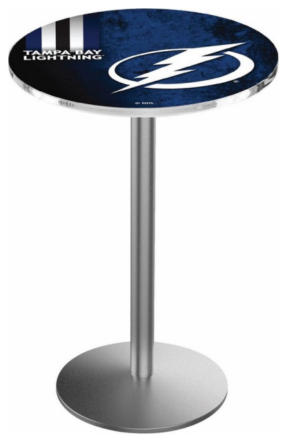 Holland L214 03 Tampa Bay Lightning 42x28" Pub Table - Stainless ...