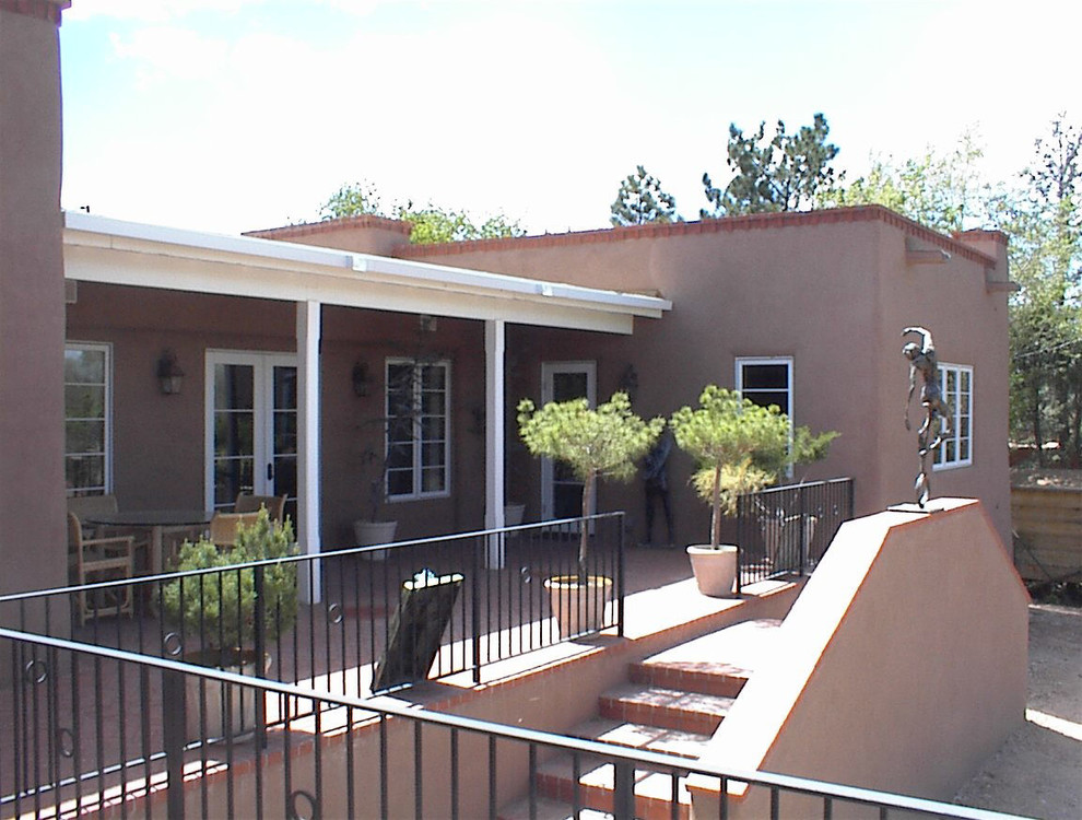 Santa Fe Territorial Residence - Traditional - Porch - Albuquerque - by ...