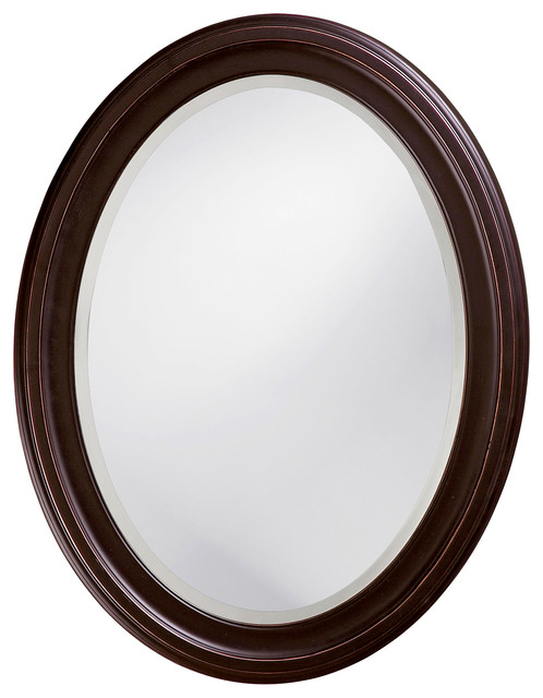 Howard Elliott George Mirror, 25"x33"x1" - Traditional - Bathroom ...