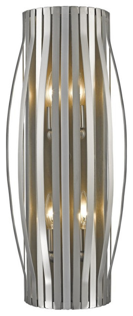 4 Light Wall Sconce in Utilitarian Style - 10.25 Inches Wide by 24 ...