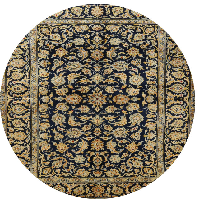Ahgly Company Indoor Rectangle Traditional Area Rugs, 4' Round ...