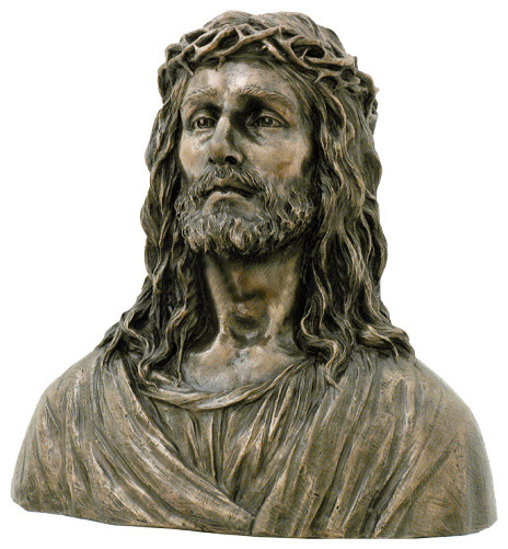 Jesus, Bust, Religious Statue - Traditional - Decorative Objects And ...
