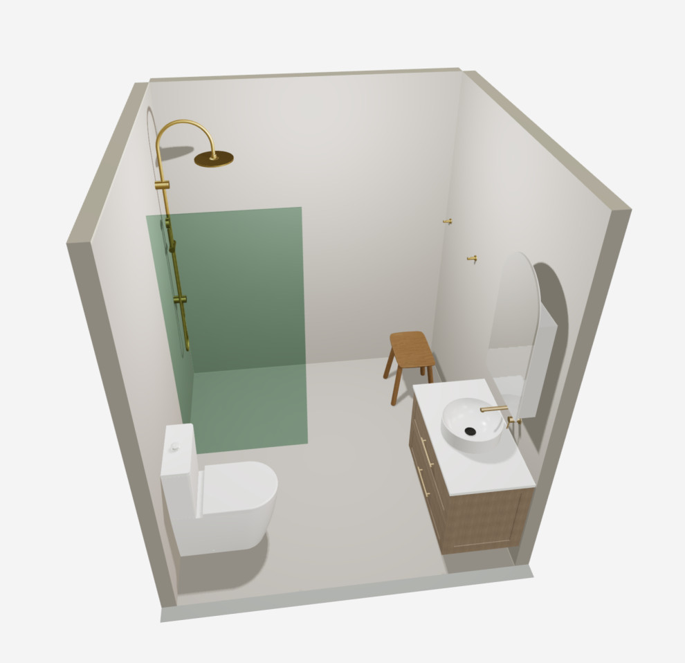 Ensuite layout dilemma | Houzz AU