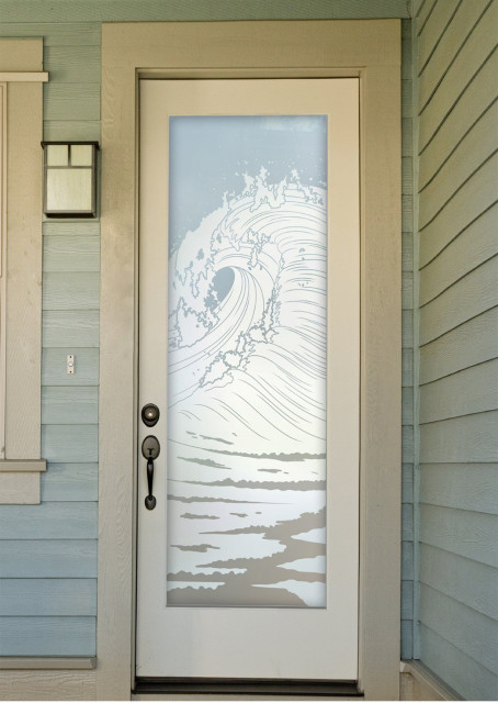 Front Door - Curl - Fiberglass Smooth - 30" x 80" - Book/Slab Door, 36 ...
