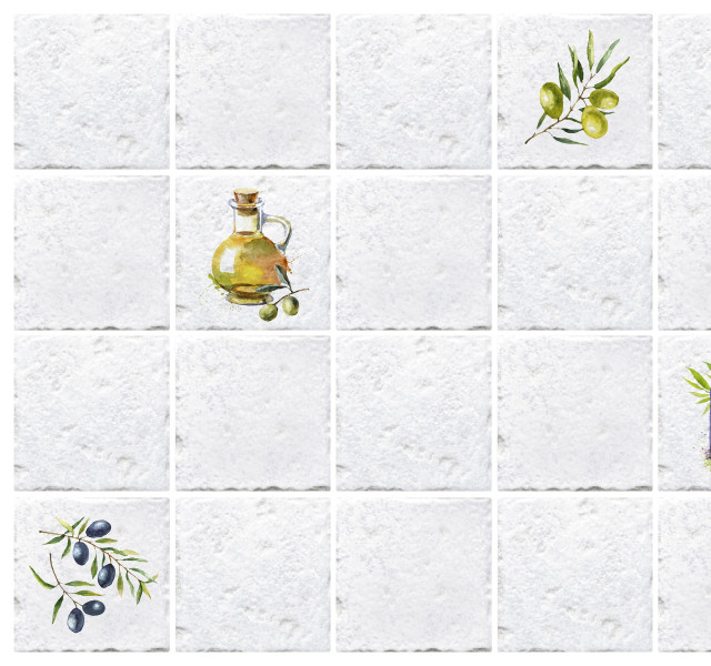 Green Yellow Tile 3D Wall Panels - Modern - Wall Panels - by Dundee ...