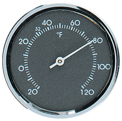Analog Thermometer With Gray Scale - Modern - Decorative Thermometers ...
