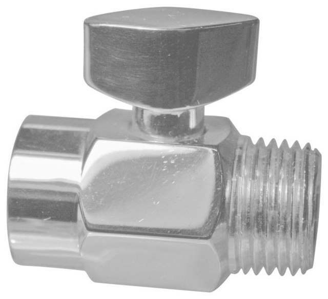 Shower Arm Mounted Volume Control In Powder Coated White - Contemporary ...