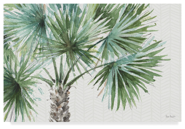 Lisa Audit 'Mixed Greens I' Canvas Art, 16"x24" - Tropical - Prints And ...