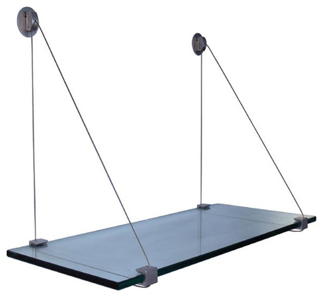 Cable Shelf Kit, 8"x24" - Bathroom Shelves - by Expo Design Inc | Houzz