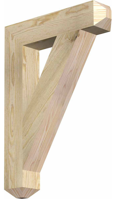 Traditional Craftsman Bracket, 20"D x 28"H - Transitional - Corbels ...