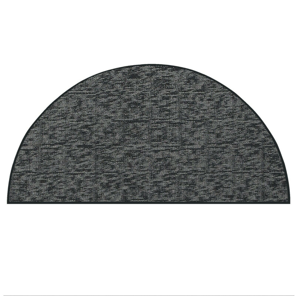 Modern Indoor/Outdoor Commercial Solid Color Area Rug, 33" x 66" Half ...