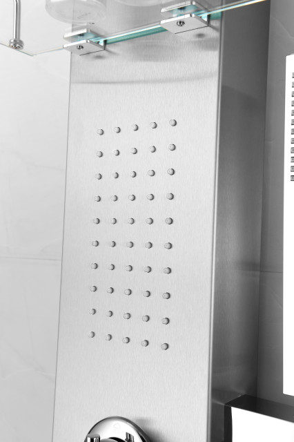 ANZZI Coastal 44" Full Body Shower Panel System With Rain Shower ...