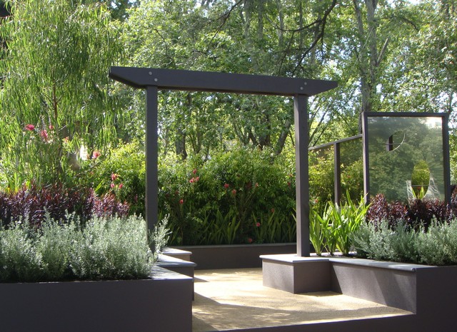 Show Garden featuring Australian native plants - Modern - Melbourne ...