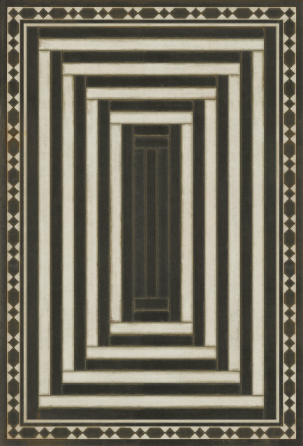 Pattern 18 Son of Heaven 38x56 Vintage Vinyl Floorcloth - Contemporary ...