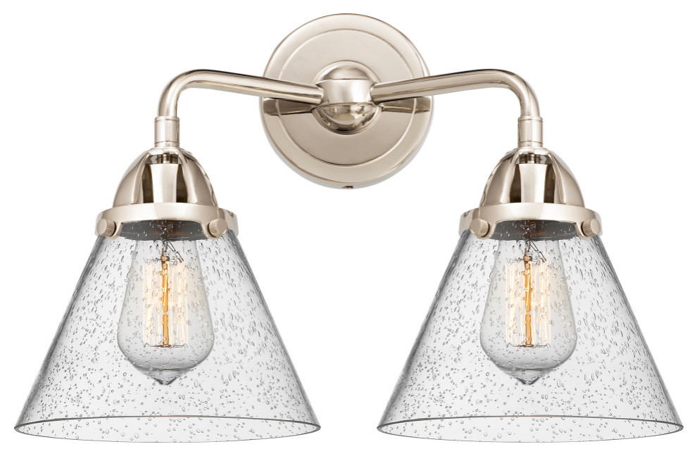 Large Cone Bath Vanity Light - Transitional - Bathroom Vanity Lighting ...