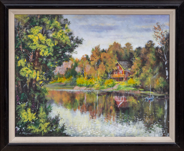 Tranquility, Erik Freyman, 24x30 - Traditional - Paintings - by ...