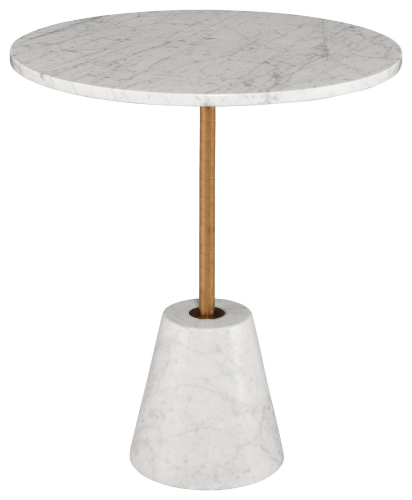 Bianca Side Table, White - Contemporary - Side Tables And End Tables ...
