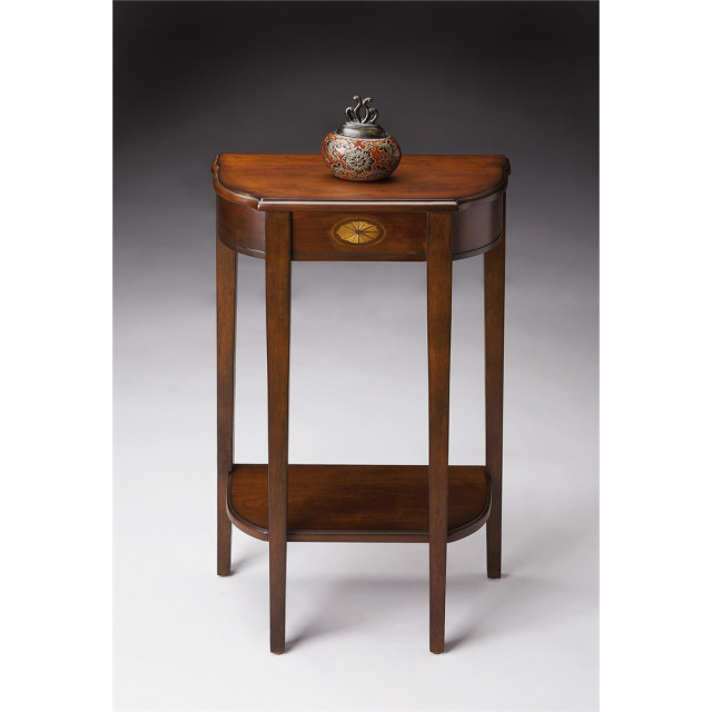 Wendell Cherry Console Table - Transitional - Console Tables - by Bison ...