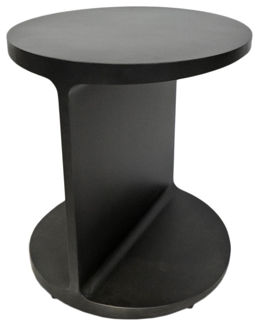 Retro Gunmetal Beam Side Table - Industrial - Side Tables And End ...