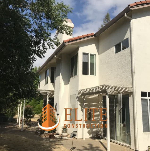 The sliding door kicker, the fascia, the barge rafter, the v-rustic ...