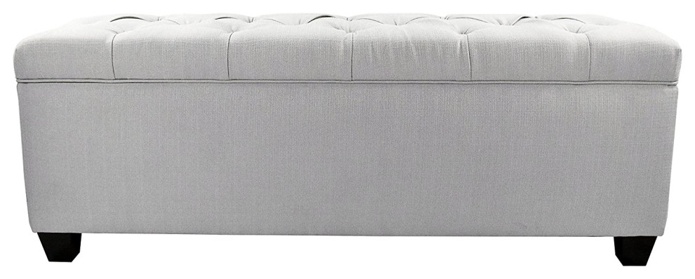 Large Storage Bench, Hinged Diamond Tufted Lid and Removable Shoe ...