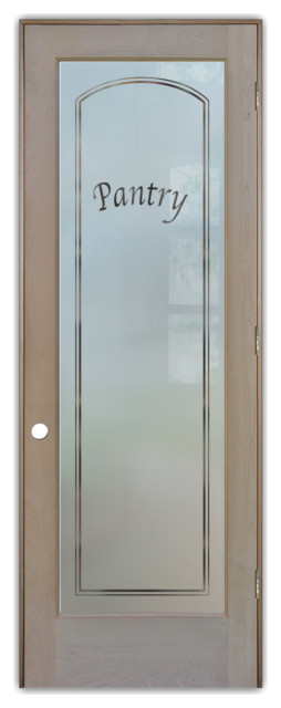 Pantry Door - Classic Arched - Primed - 28" x 80" - Book/Slab Door, 24 ...