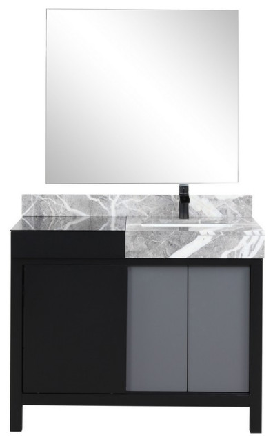 Lexora Zilara Bathroom Vanity, 42" - Transitional - Bathroom Vanities ...