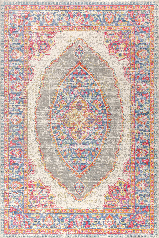 Kilia Medallion Area Rug, 5x8 - Contemporary - Area Rugs - by JONATHAN ...