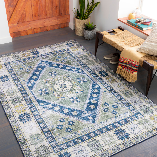 Iris Traditional Area Rug, 9'x12' - Southwestern - Area Rugs - by Surya ...