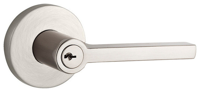 Baldwin Reserve Square Lever, Satin Nickel - Contemporary - Door Levers ...