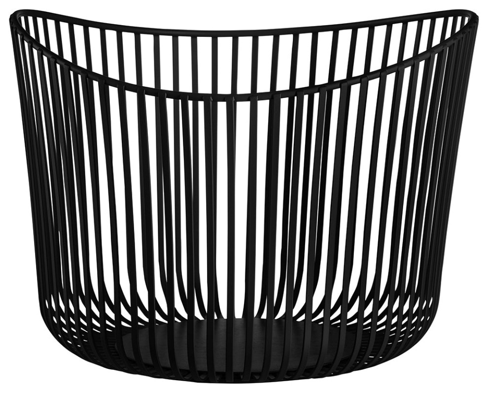 Modo Storage Basket Powder Coated Steel - Industrial - Baskets - by ...