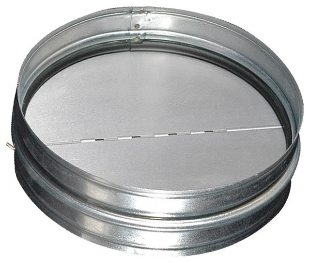 Air King BDD6 6 Inch Spring Loaded Round Metal Back Draft Damper ...