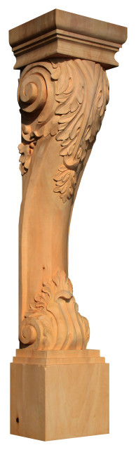 36"H Large Corbels for Cabinets, Basswood, 8"Wx7.25"Dx36"H ...