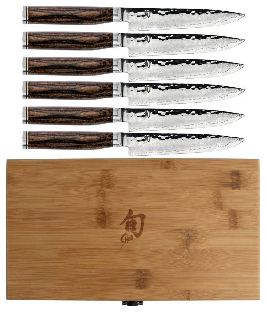 Shun Premier 6 Piece Steak Set - Transitional - Knife Sets - by ...