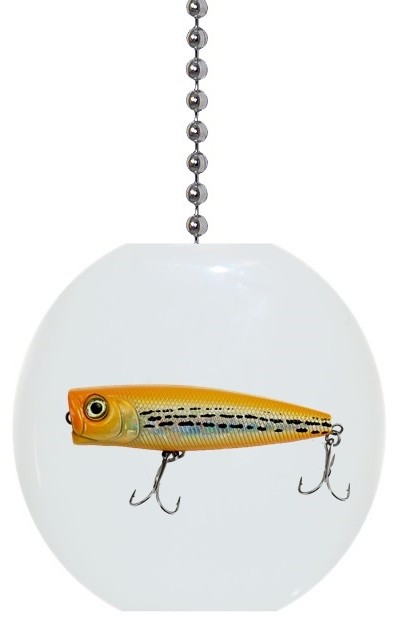 Yellow Fishing Lure Ceiling Fan Pull - Contemporary - Ceiling Fan ...
