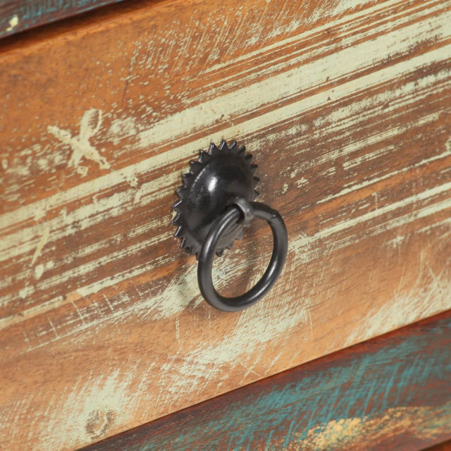 vidaXL Highboard Floor Storage Cabinet Accent Cabinet Solid Reclaimed ...