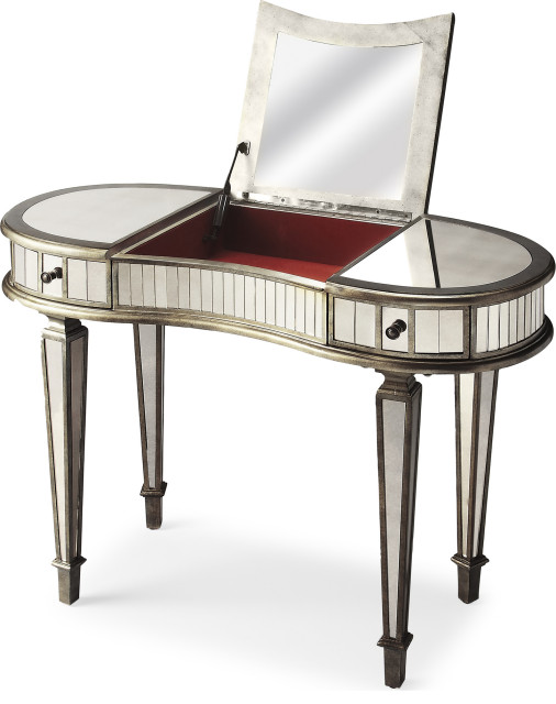 Constance Mirrored Vanity - Traditional - Bedroom & Makeup Vanities ...