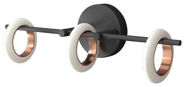 3-Light Loop Ring Bathroom Vanity Light - Modern - Bathroom Vanity ...