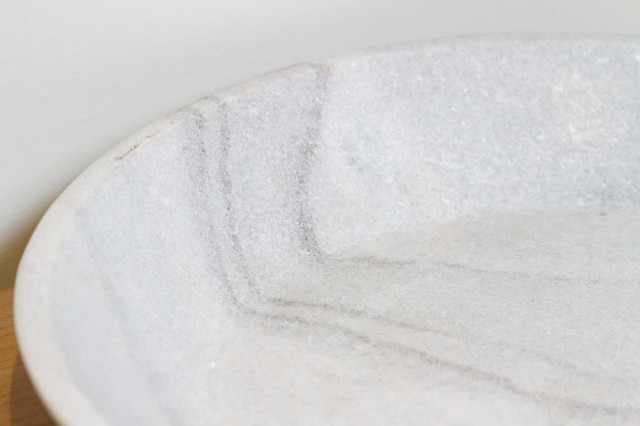 Elegant Round Marble Bowl - Transitional - Decorative Bowls - by De-cor ...