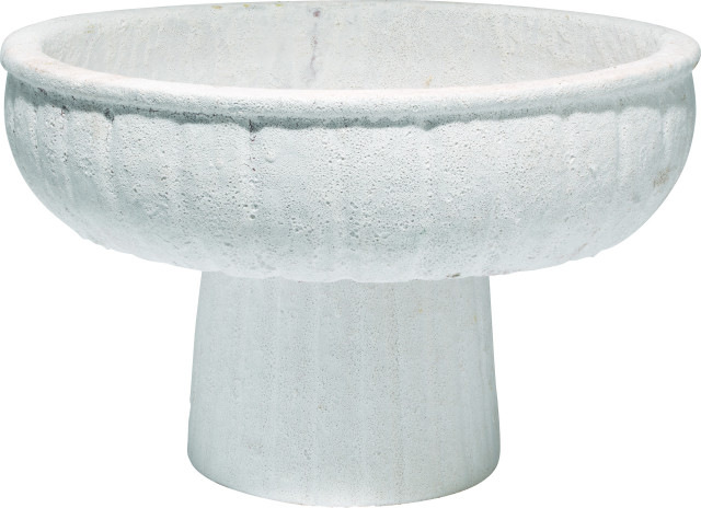 Aegean Pedestal Bowl, Large - Farmhouse - Decorative Bowls - by ...