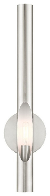 1 Light ADA Wall Sconce in Contemporary Style - 5.13 Inches wide by 22 ...