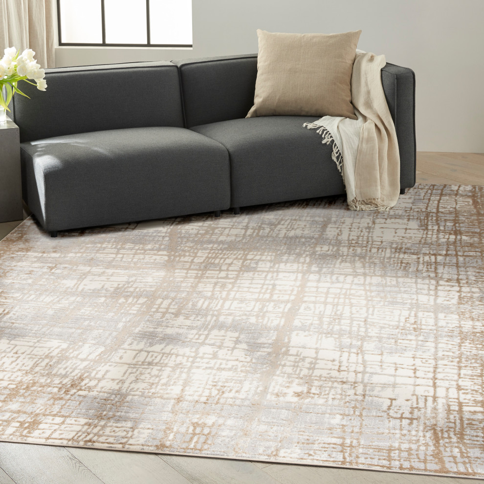 Nourison Home 10'x14' Rush Area Rug, 10'x14' - Contemporary - Area Rugs ...