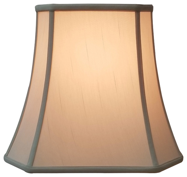 Royal Designs Square Cut Corner Basic Lampshade, Antique Gold, 11x17x15 ...