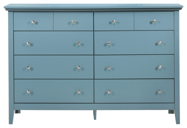 Hammond 8-Drawer Double Dresser 39 in. X 18 in. X 58 in. - Contemporary ...